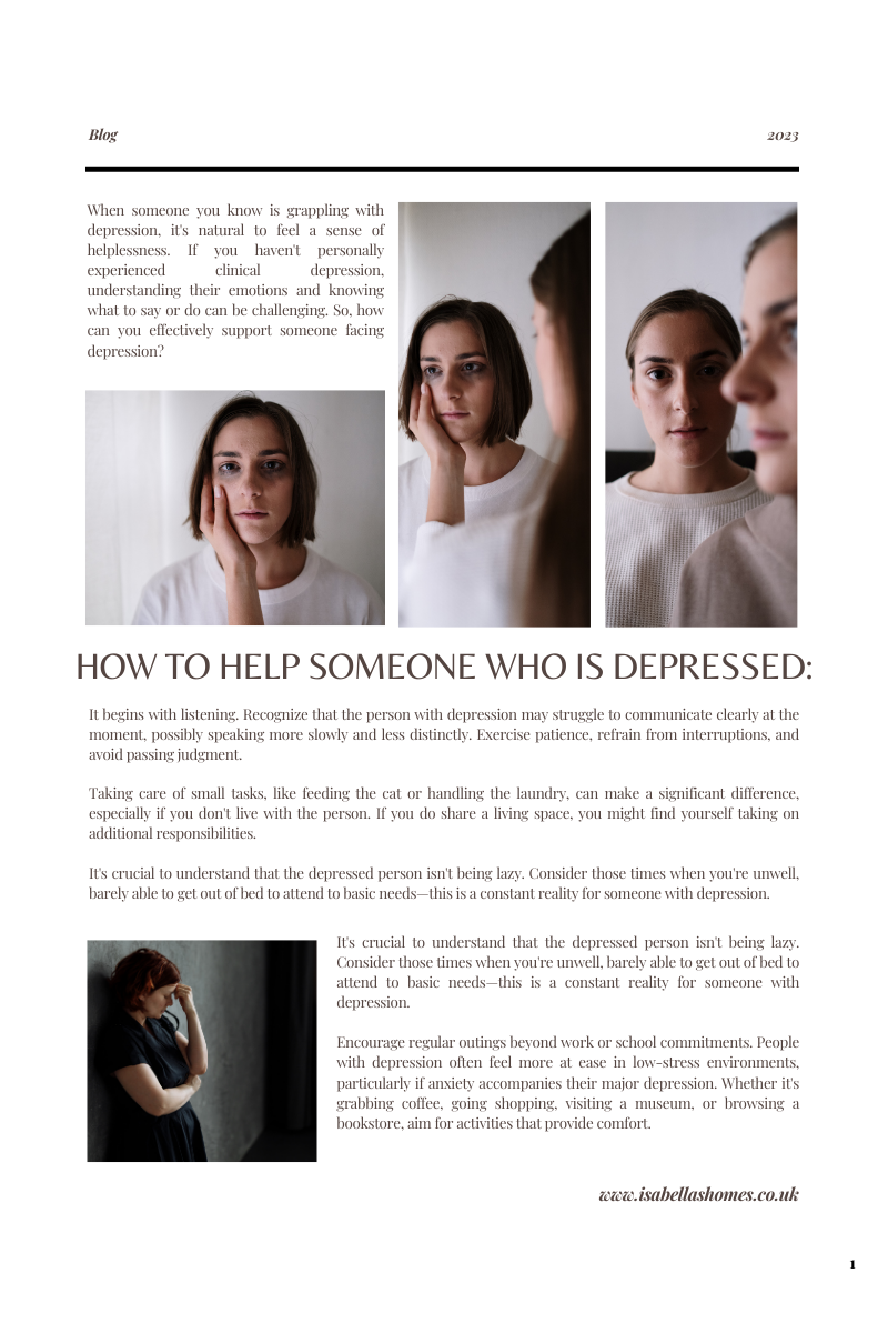 Supporting a Loved One Through Depression: A Guide on How to Help